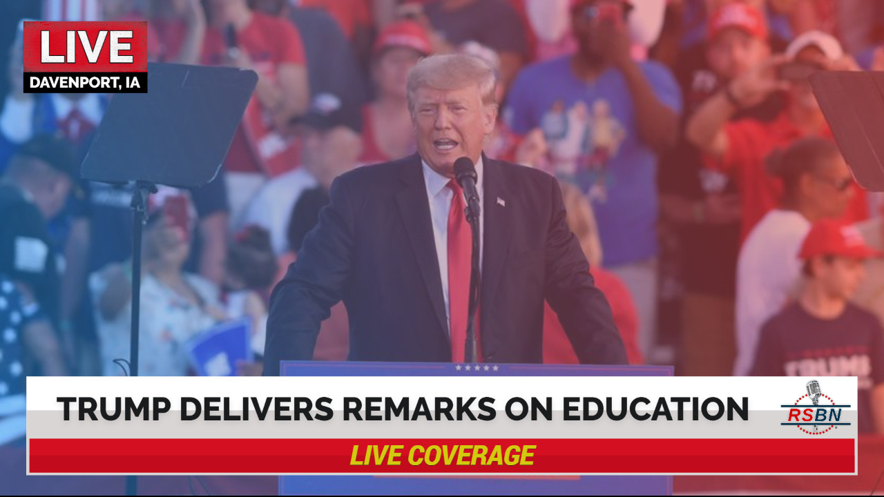 RSBN 🇺🇸 on GETTR: 🔴 LIVE: President Donald J. Trump Delivers Remark...