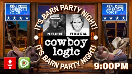 Real America's Voice (RAV) 🇺🇸 on GETTR : COWBOY LOGIC BARN PARTY ...