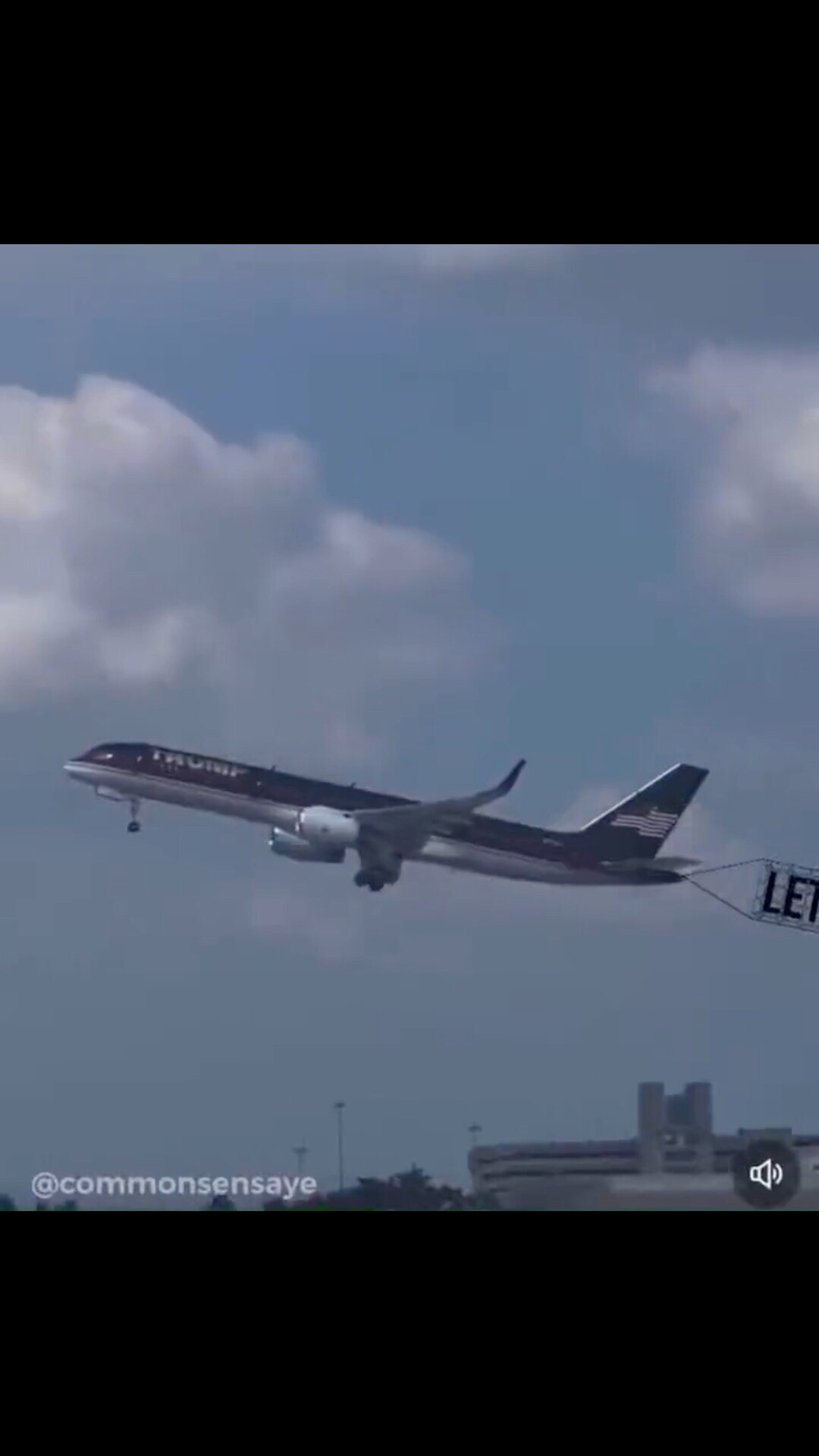 ticosmpls ️🇺🇸 on GETTR: Trump Force One! Up up and away ️ Let’s Go Brand...