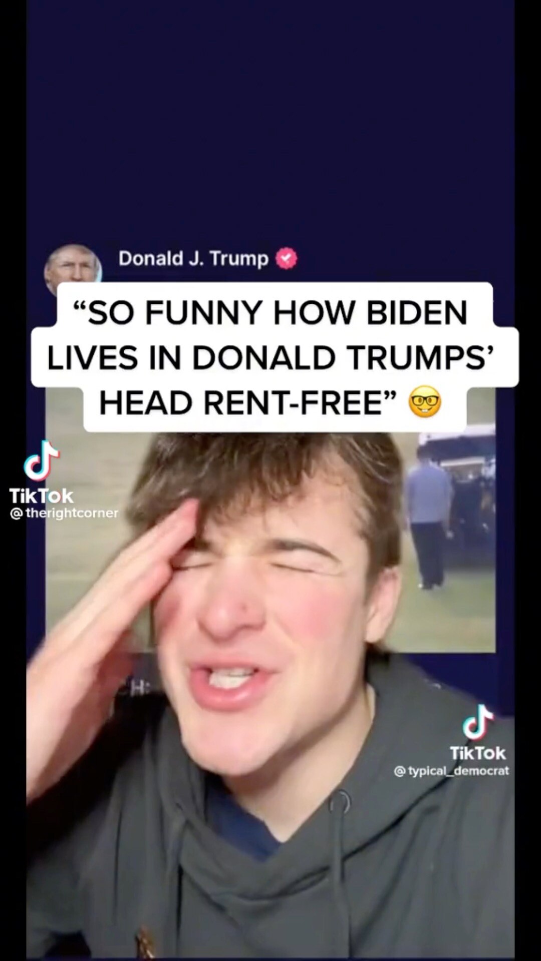 Gianni POV on GETTR : If know you know who this is… his a typical democrat