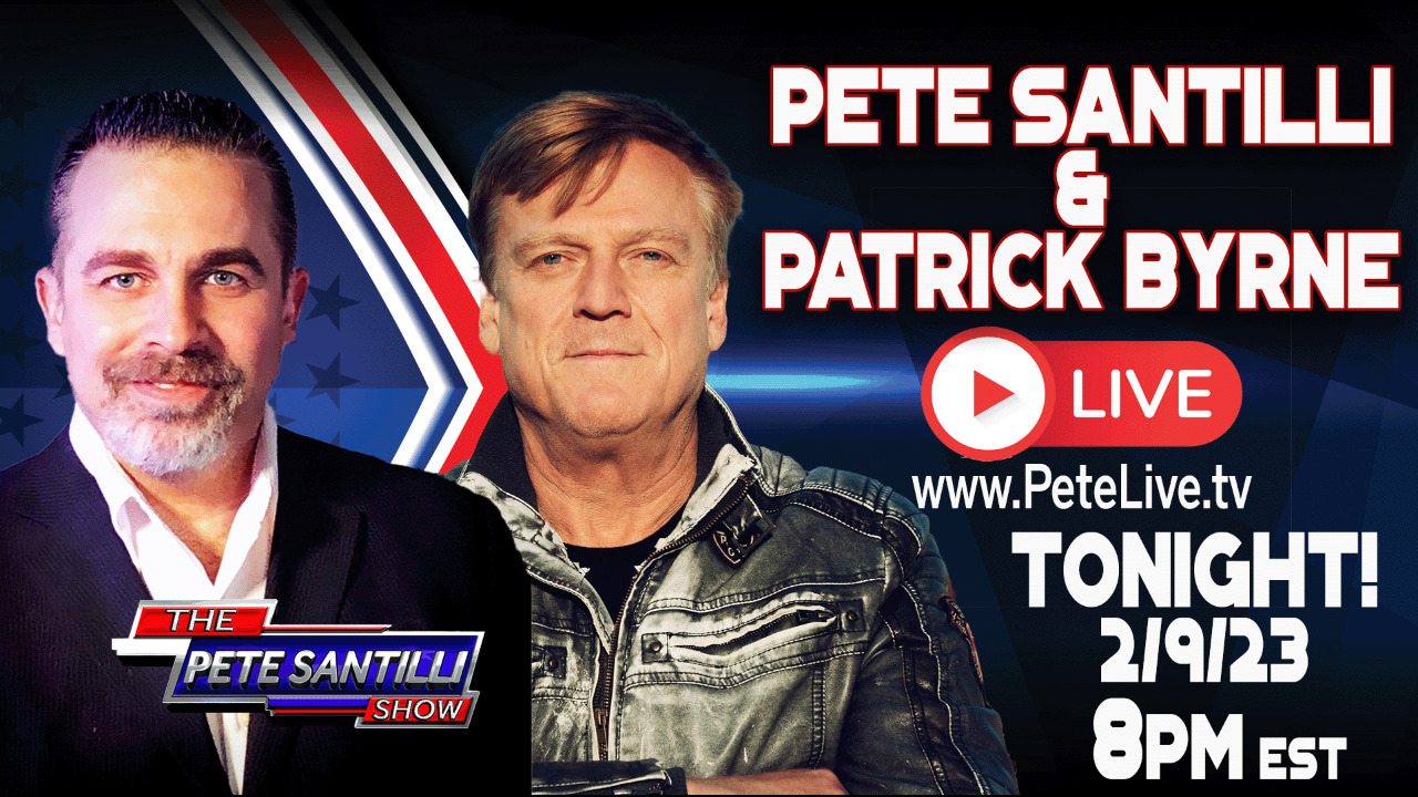 petersantilli@icloud.com on GETTR : PATRICK BYRNE LIVE WITH PETE SANTILLI - EP 3317-6PM