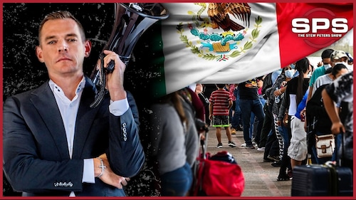 Stew Peters on GETTR: LIVE: Border CHAOS, Biden COLLUDES With Mexico, Ne...