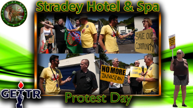VoiceOfBritain on GETTR : Stradey Park Hotel Protest Day Support us ...