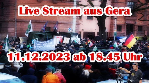 MichaelGermania on GETTR : Live stream on December 11th, 2023 from GERA ...