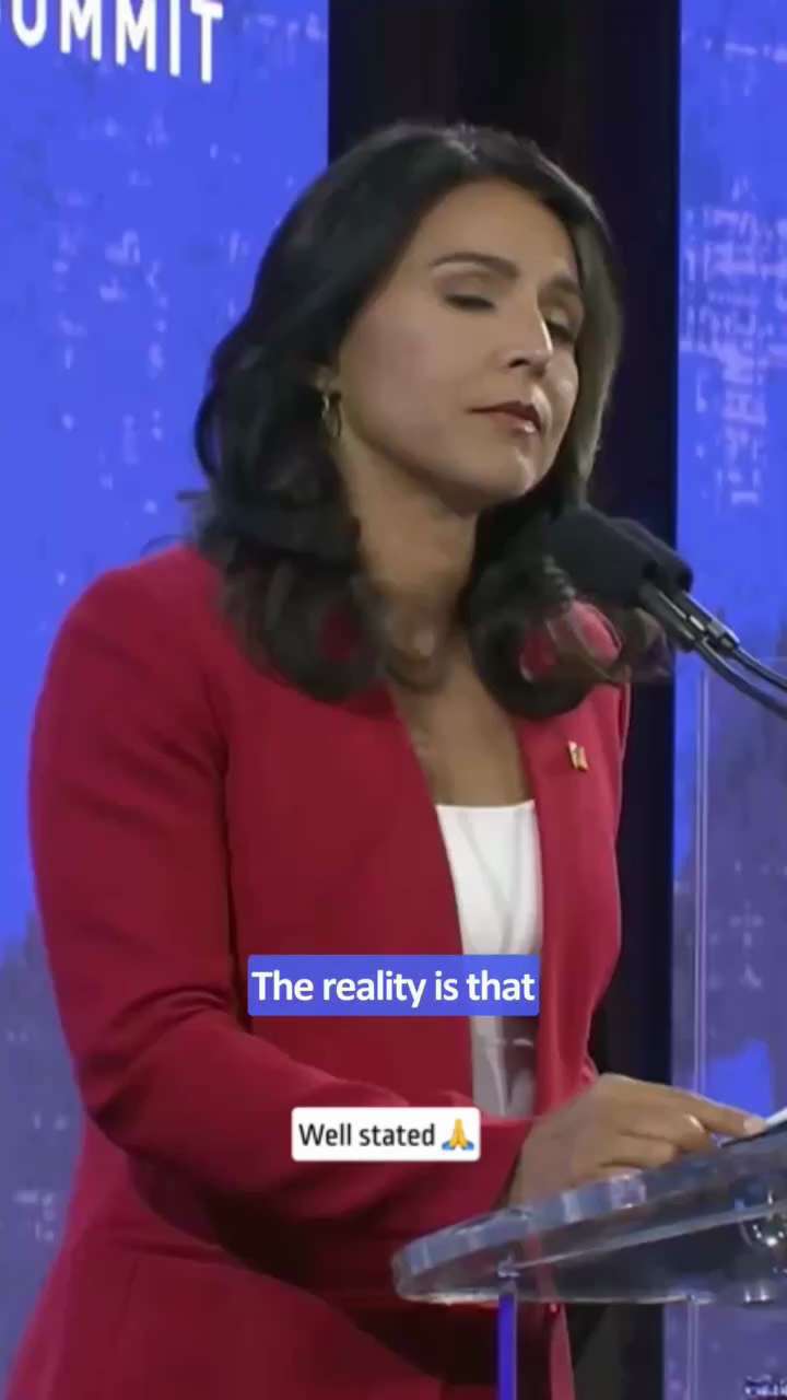 Christianné L. Allen on GETTR: Tulsi Gabbard on the spiritual crisis we ...