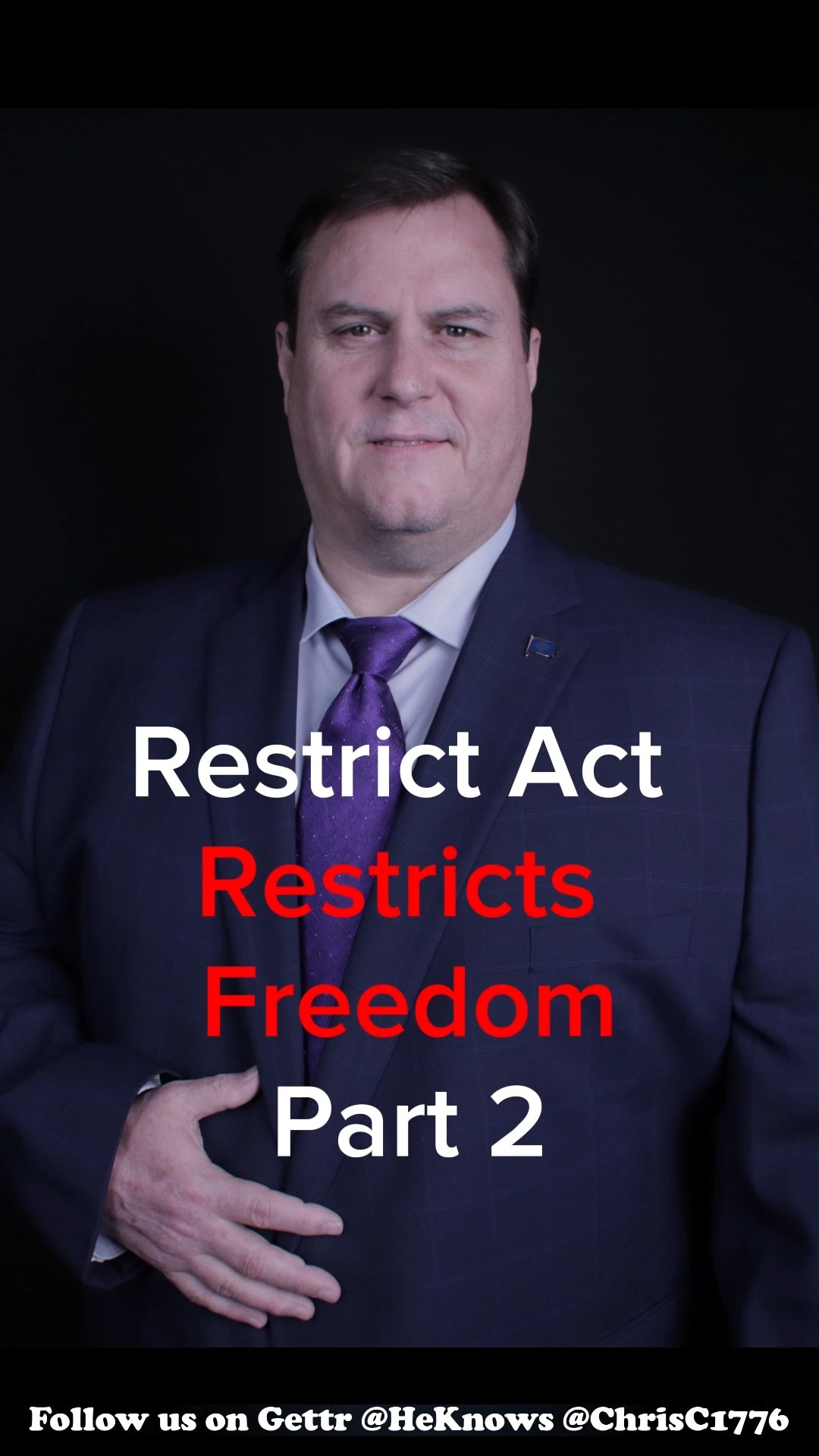 HeKnows on GETTR : Restrict Act Restricts Freedom Part 2 #chrisc1776 # ...