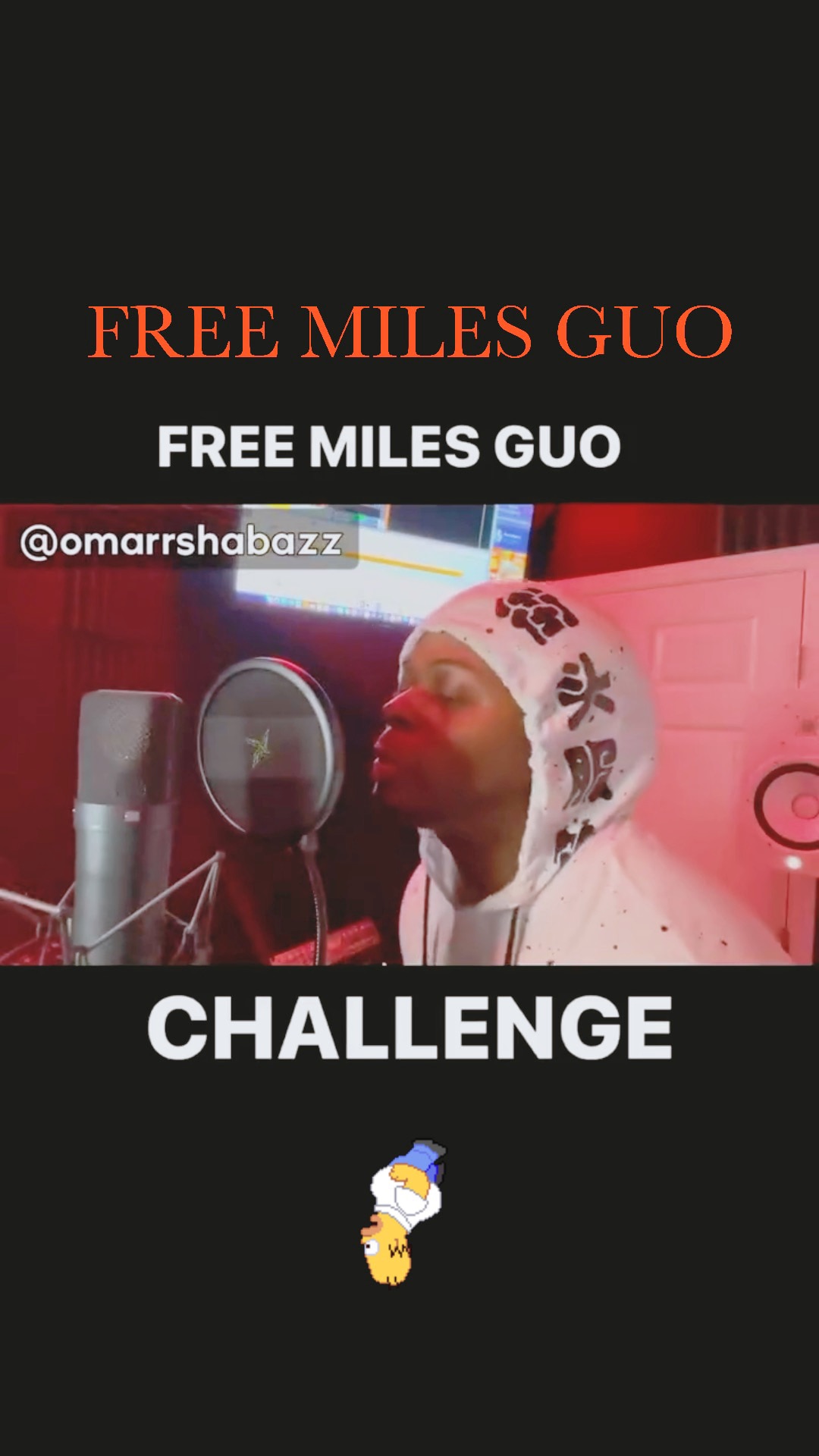 Roy 罗伊 on GETTR: Free Miles Guo Open Verse Challenge!