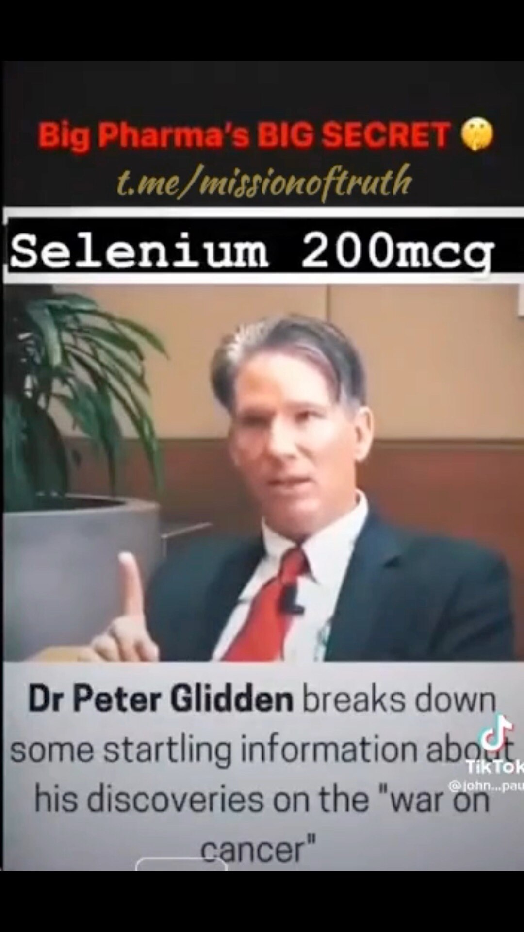 36CIA（💕紫游） on GETTR: Big Secret of big phama….