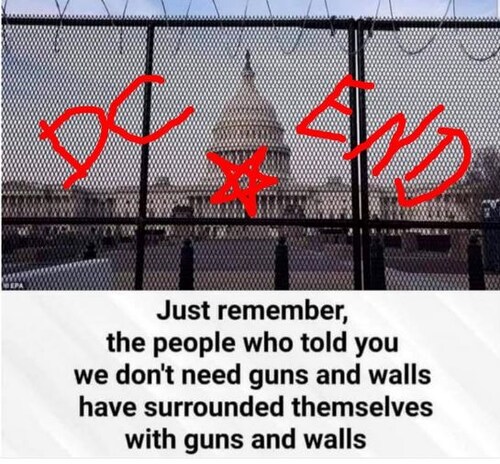 DC*END on GETTR comment: @donnabirdy Drain the Swamp. "Move ALL Agencies OU...