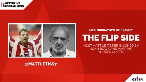 Matt Le Tissier on GETTR: Matt interviews actor John Bowe and speaks to ...