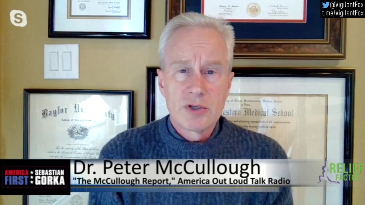 Dr. Peter McCullough MD on GETTR: Dr. McCullough explains the gamble ...