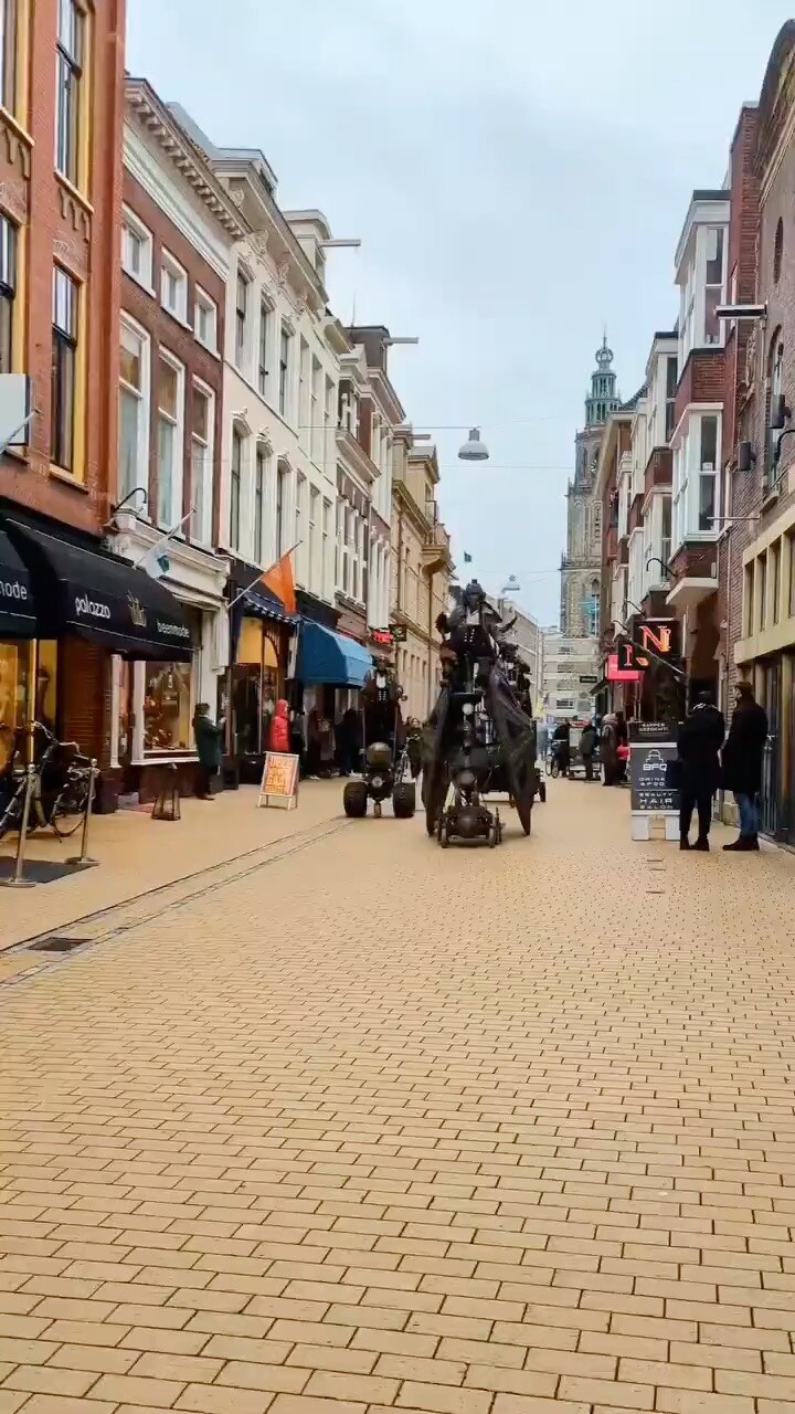 Travel on GETTR : On the streets of Groningen, The Netherlands.