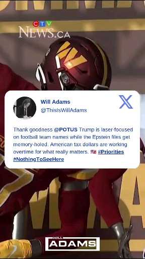 Will Adams on GETTR: Thank goodness @POTUS Trump is laser-focused on fo...