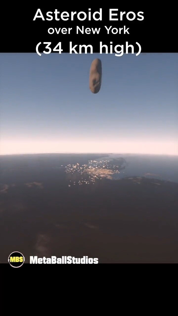 UFO on GETTR: 433 Eros is second-largest near-Earth object with ...