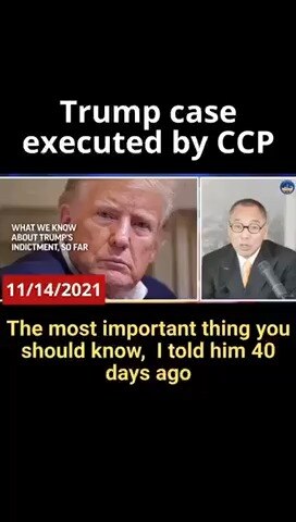 sansa on GETTR: Trump’s case is executed by the CCP. Miles Guo bro...