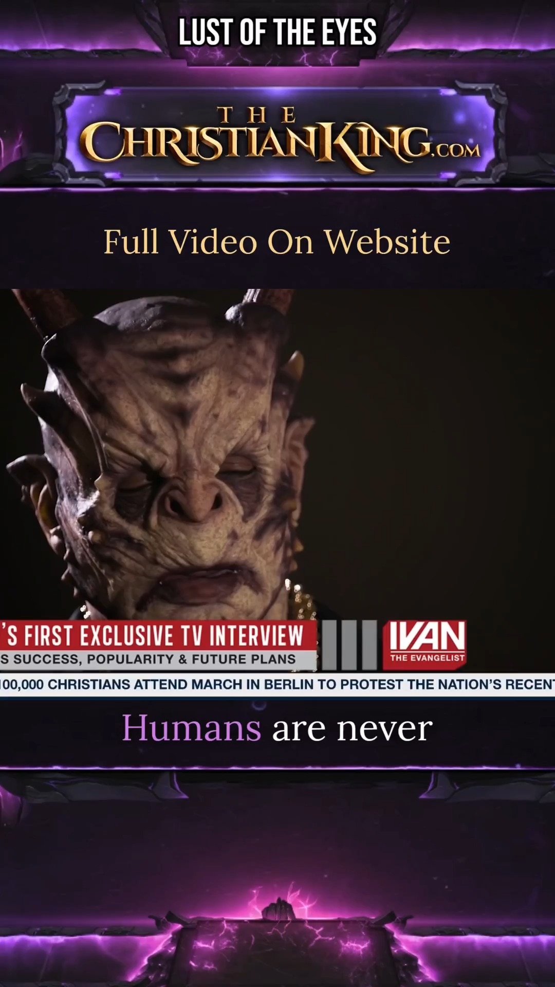 TheChristianKing on GETTR: Lucifer Interview - Lust of the eyes # ...