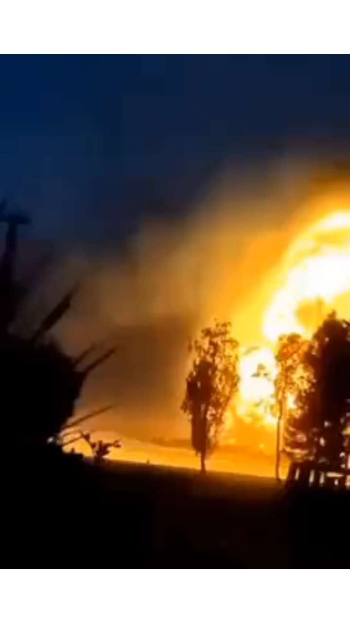 ☦️🦁⚔ 🆃🆁🅴🅱 ⚔🩸 on GETTR : Khmelnytsky weapons warehouse explosion.