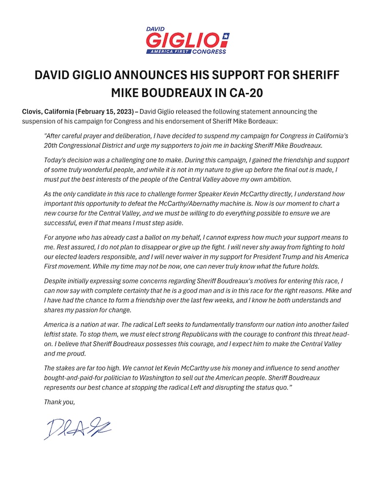 David Giglio on GETTR