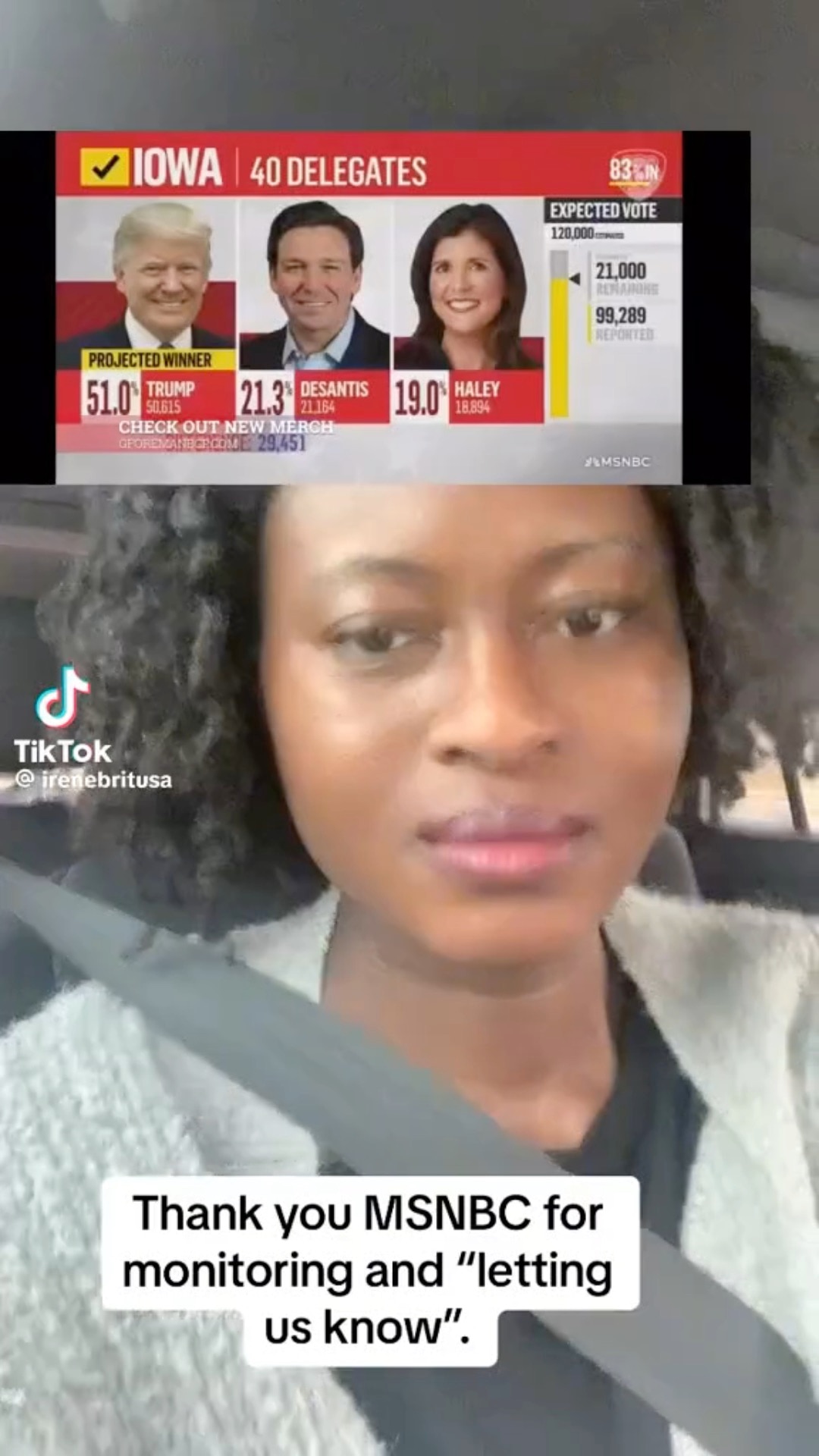 Binbin9937 on GETTR: Black lady doesn't need MSNBC's filters. She can ...