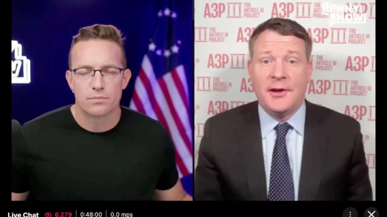 Cody Campos 🇺🇸 on GETTR: @mrddmia @Article3Project #TheBennyJohnsonShow Bac...