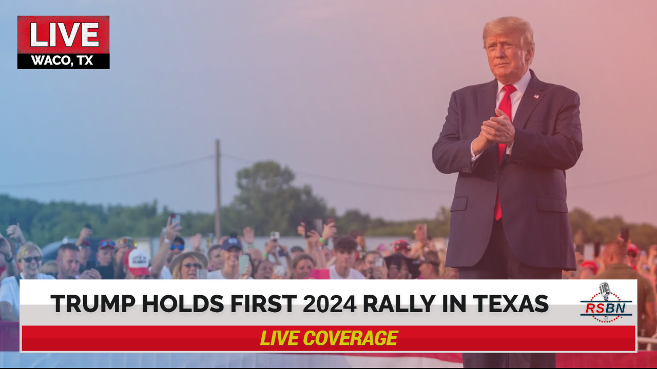 RSBN 🇺🇸 on GETTR: 🔴 TRUMP RALLY LIVE: President Trump Holds First 2...
