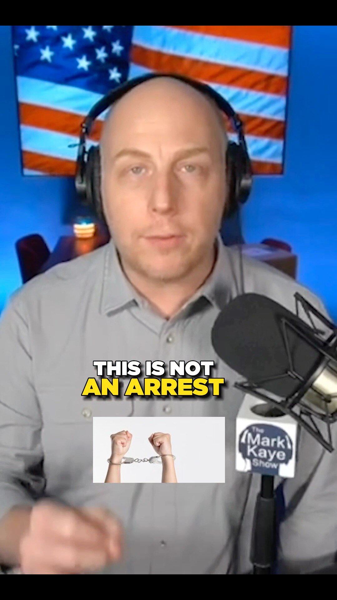 Mark Kaye on GETTR: This is an arrest of EVERY conservative.