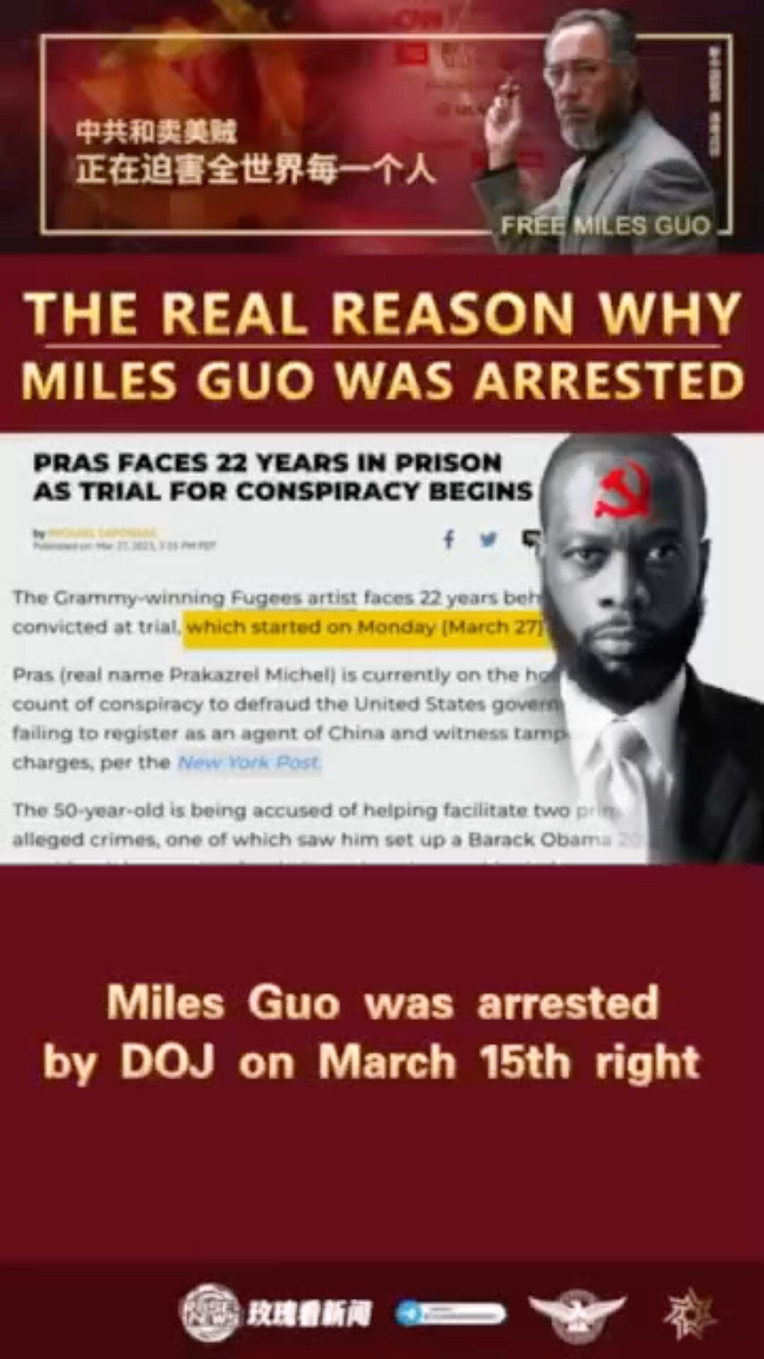 JuXuan_Yun on GETTR: The Real Reason Why Miles Guo Was Arrested Miles G...