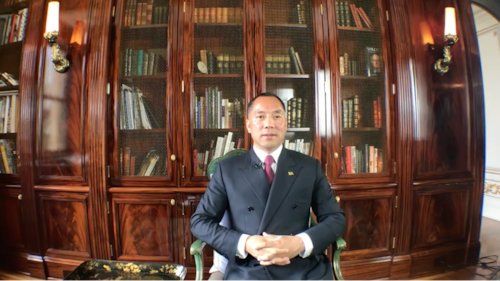 Devin on GETTR: 2017年5月4日，秦伟平专访郭文贵先生。（弹幕版） May 4, 2017, Qin Weipin...