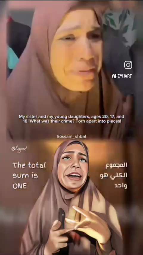 LIGHT on GETTR: The Total sum is one. Israeli actions #FreePalesti...