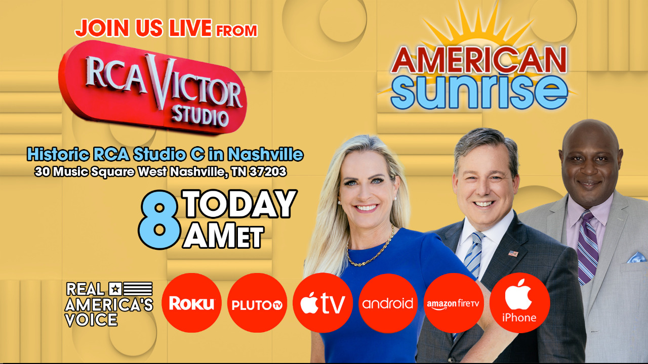 Real America's Voice (RAV) 🇺🇸 on GETTR : SPECIAL AMERICAN SUNRISE LIVE FROM RCA IN NASHVILLE