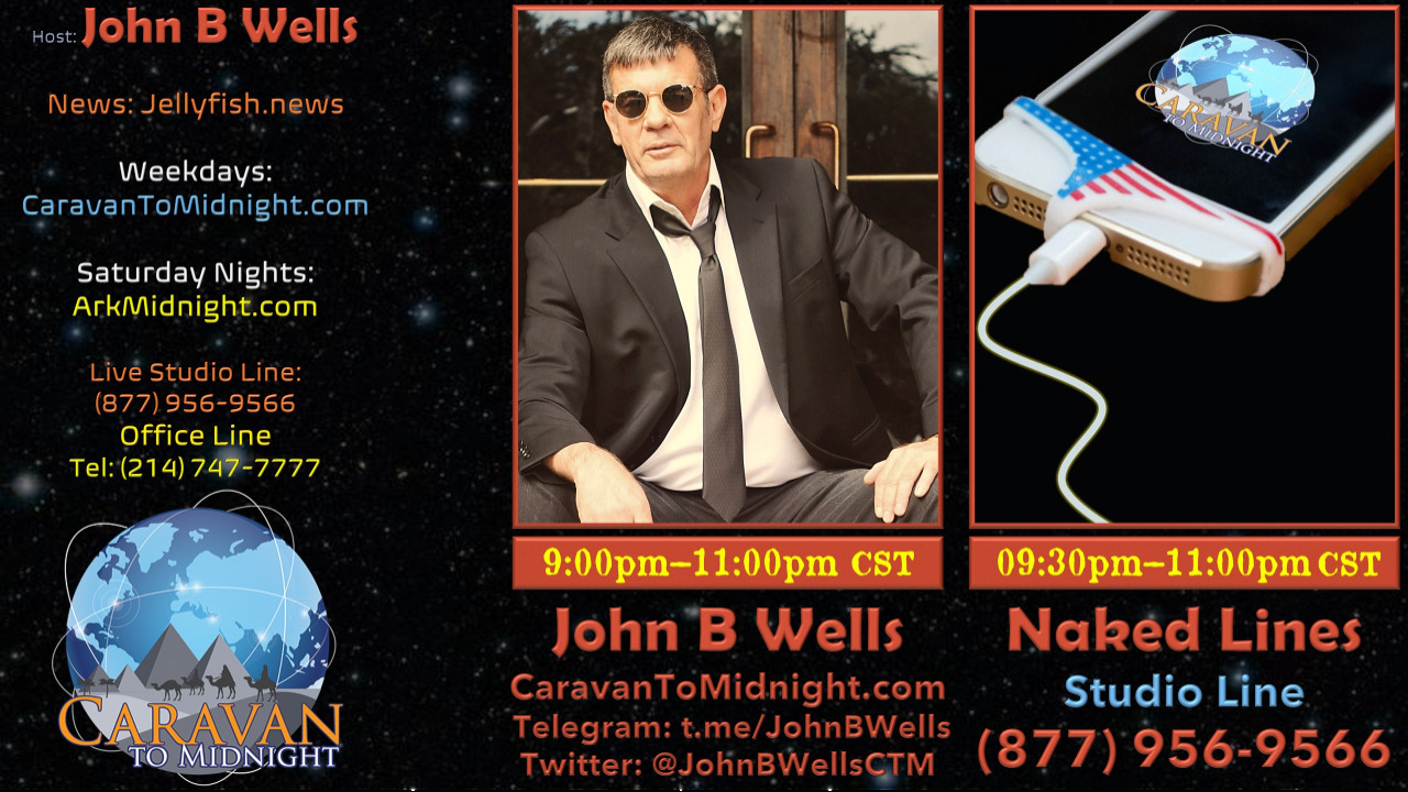 CDM on GETTR : Naked Lines Friday - John B Wells LIVE