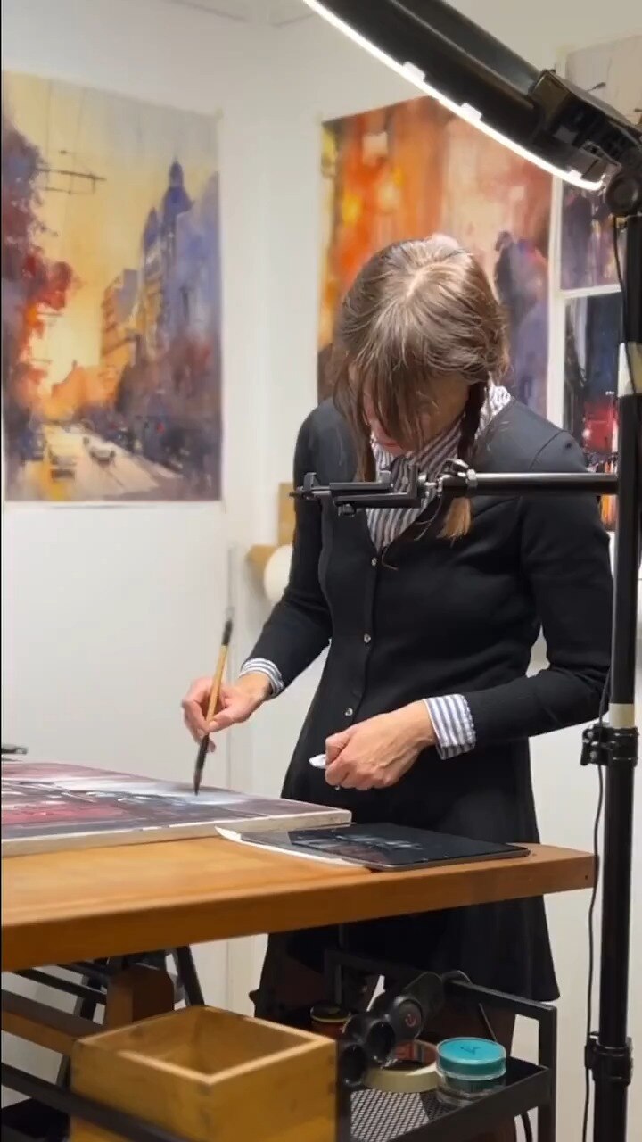 Art Designer on GETTR: Painting by Maria Zinca.