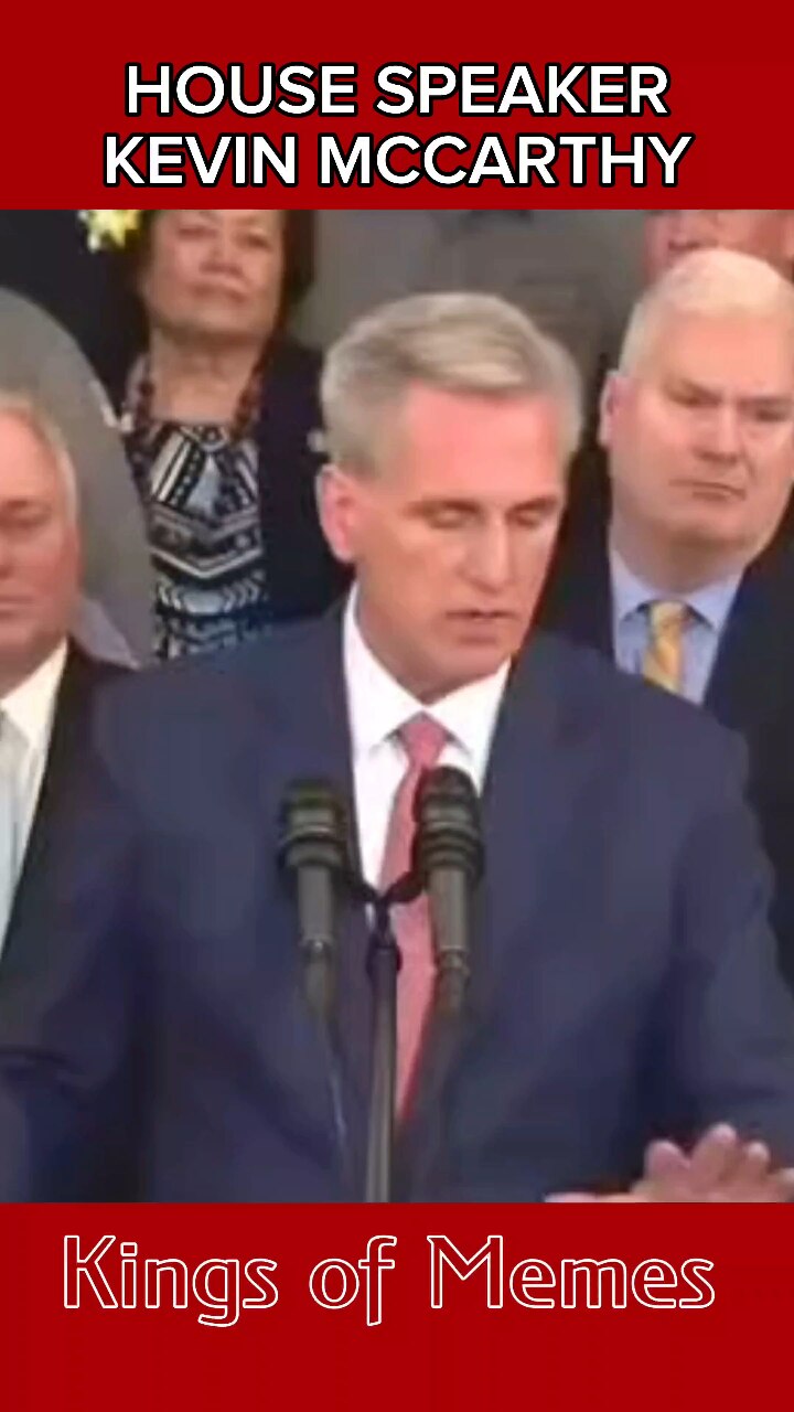 ҜIИGS ФF MΞMΞS 🇺🇸 🇺🇸 🇺🇸 on GETTR: House Speaker Kevin McCarthy jokes ...