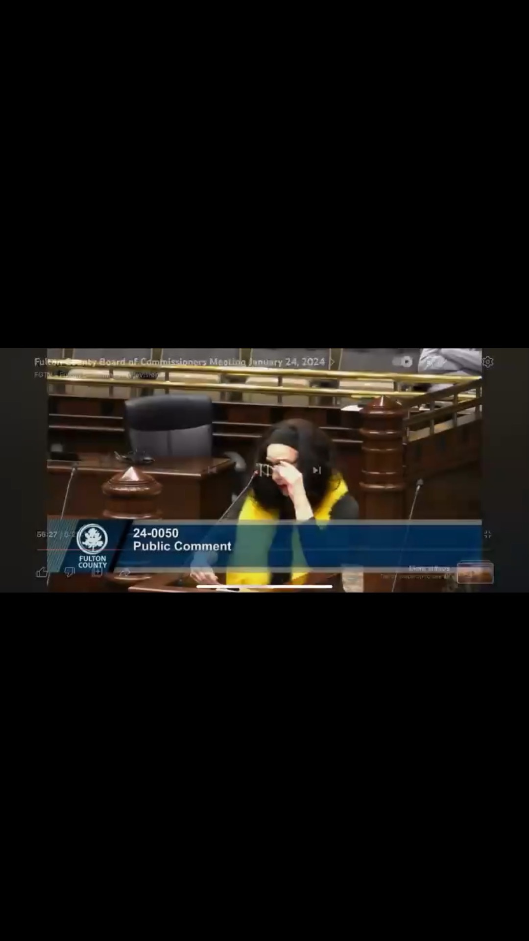 JuXuan_Yun on GETTR : Fulton County resident does a hysterical Fani Willis impersonation @JuXuan ...