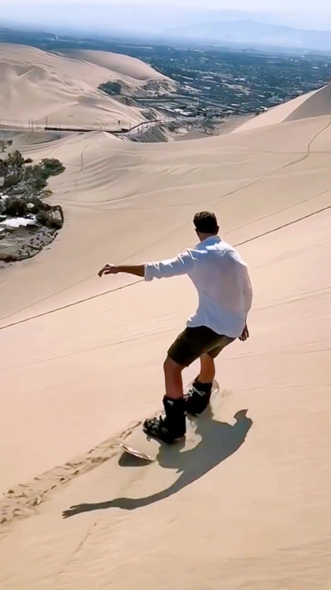 Nefertari on GETTR : sand boarding