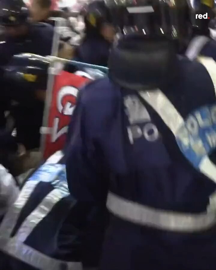 Phuck Yu on GETTR: Anti-war protesters clashed with Japanese police i...